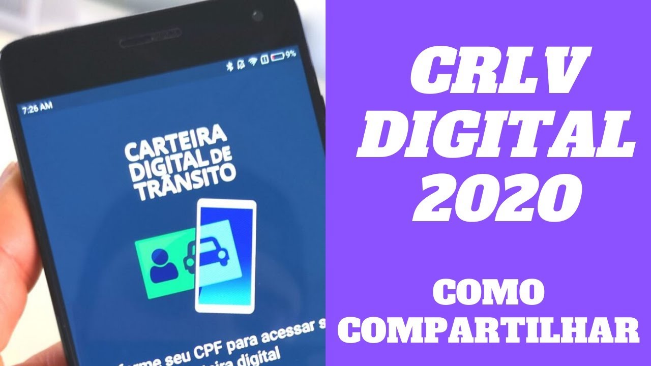 CRLV DIGITAL - CRLV 2021 - Como compartilhar o CRLV DIGITAL 2021 - YouTube