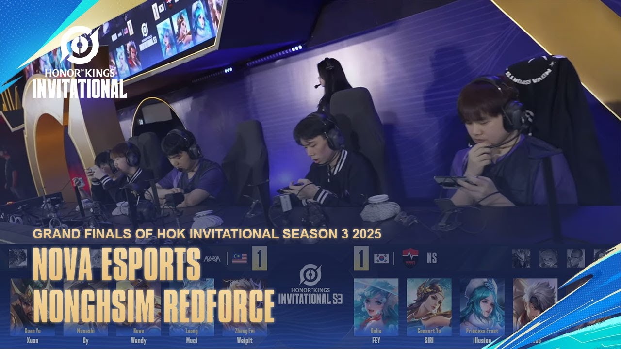 GAME 3 Grand Finals - NOVA Esports vs NONGSHIM | Honor of Kings (HoK ...