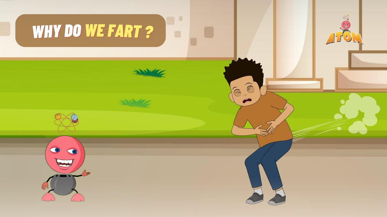 Why do we Fart??😖 💨 | 2D Animated Explanation for Kids and Curious ...