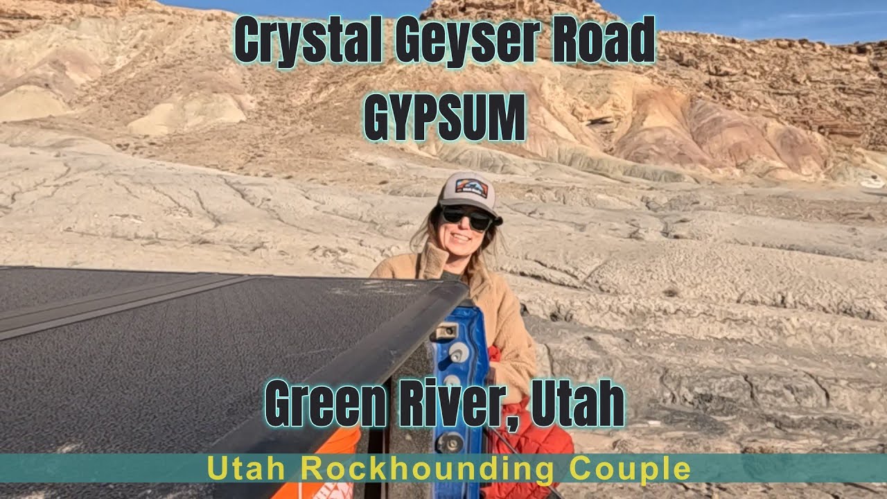 Crystal Geyser Road Gypsum Green River, Utah - YouTube