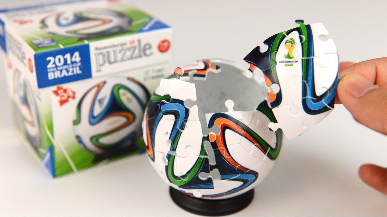 3D Puzzle of 2014 Brazil World Cup Official Match Ball | ToyKnocking TV ...