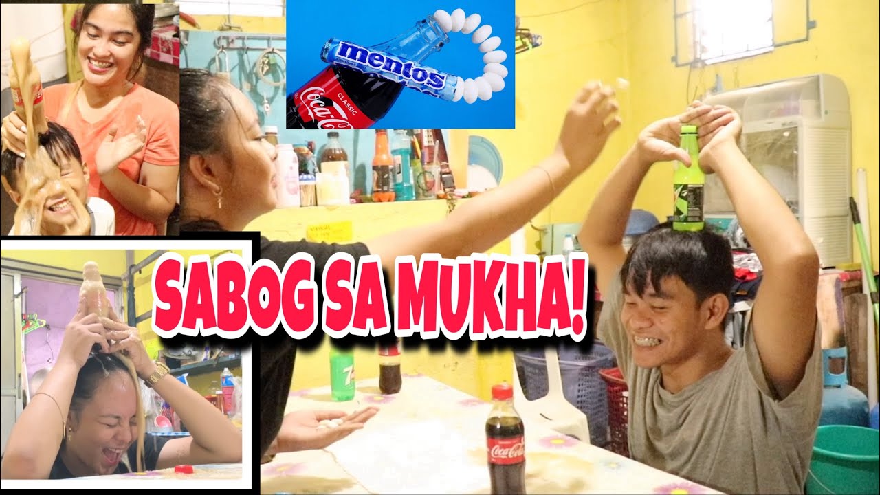 SABOG SA MUKHA! (MENTOS AND COKE EXPERIMENT AND CHALLENGE) - YouTube