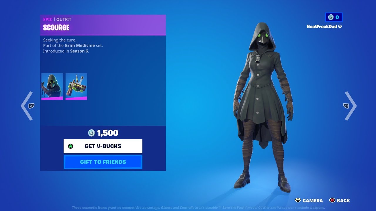 Fortnite Item Shop 01/10/23 Rare Scourge & Plague Is Back - YouTube