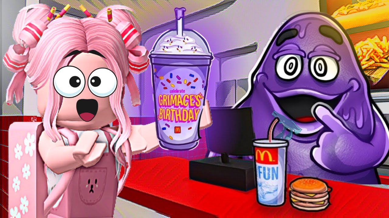 O MILKSHAKE do GRIMACE no ROBLOX! (HORROR ROBLOX GAME) - YouTube