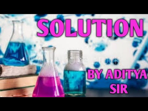 Vapour Pressure Of Non Volatile Solute & Volatile Solvent - YouTube