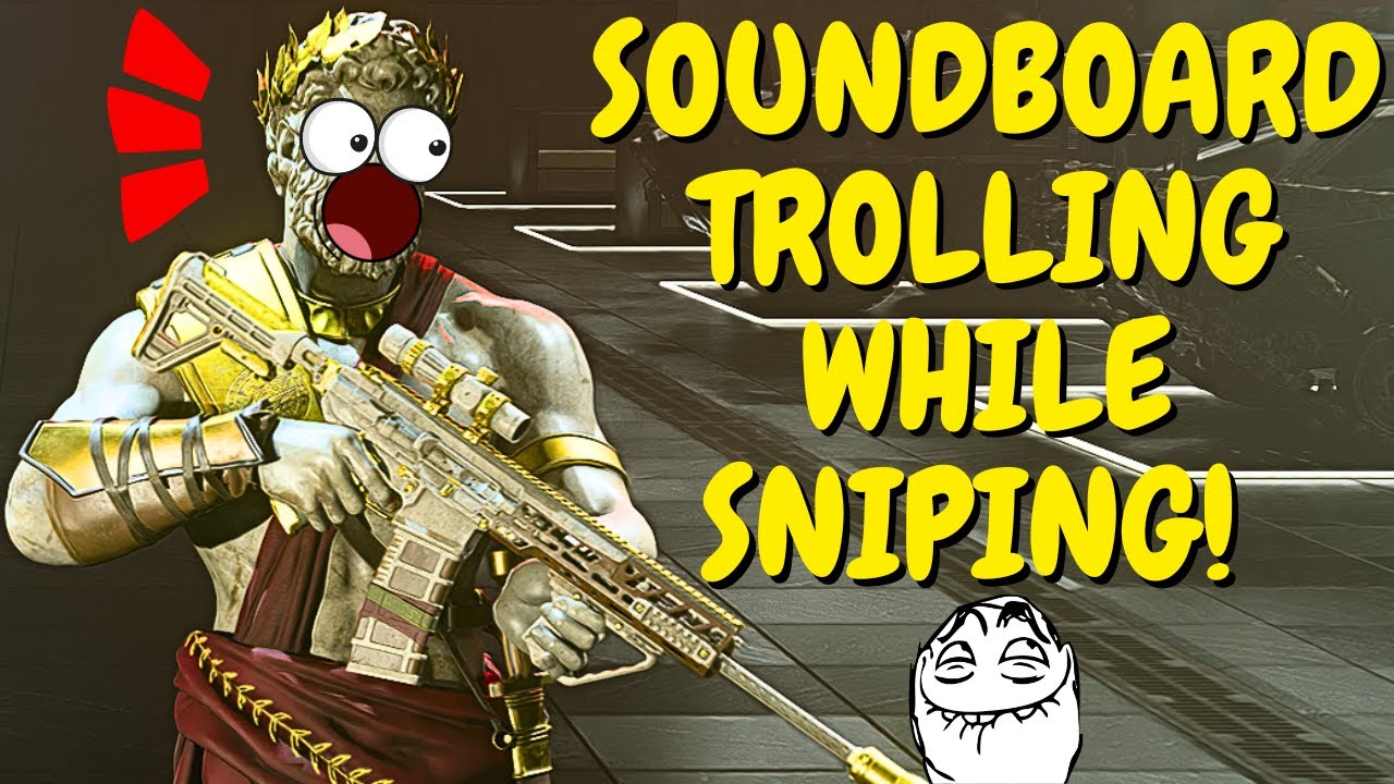 SOUNDBOARD TROLLING while SNIPING in MW3 SND! (HILARIOUS) - YouTube