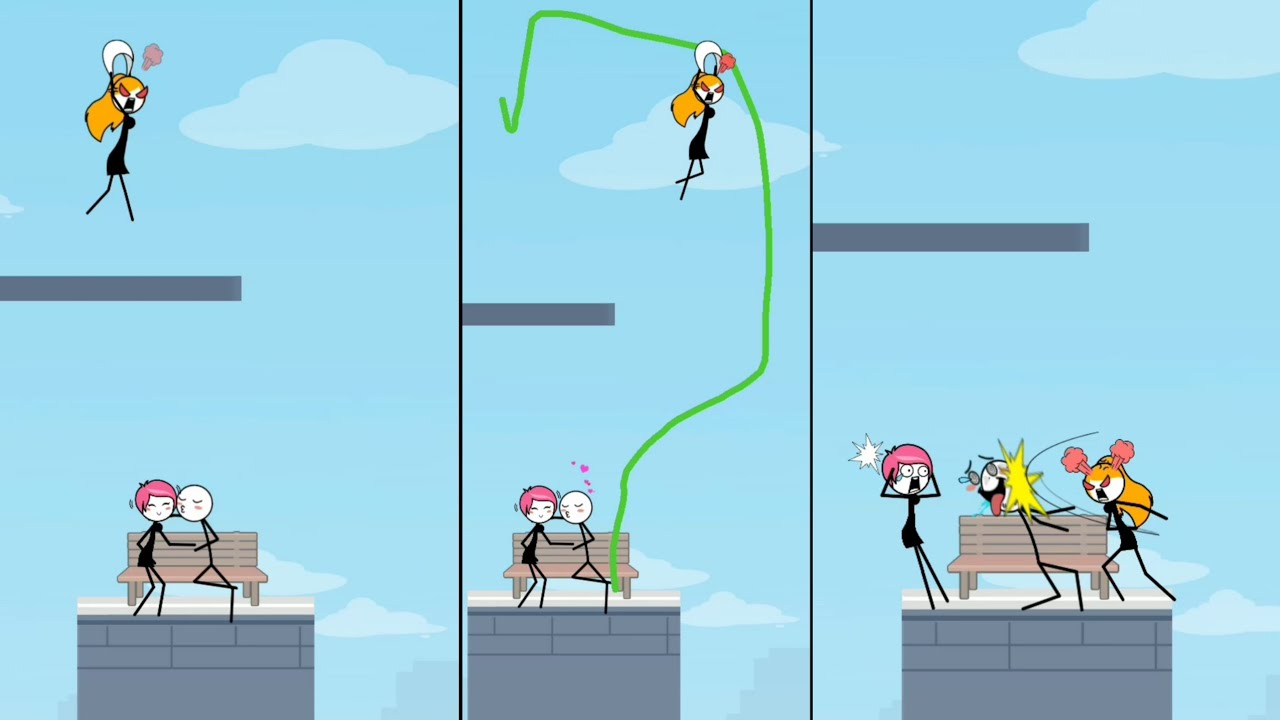 Draw fly the puzzle game || Weegone game || Stick man Draw fly gameplay ...