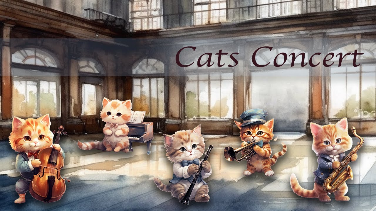 Cats in Concert 🎶: A Symphony of Elegance and Whisker-twitching Tunes 🐱 ...