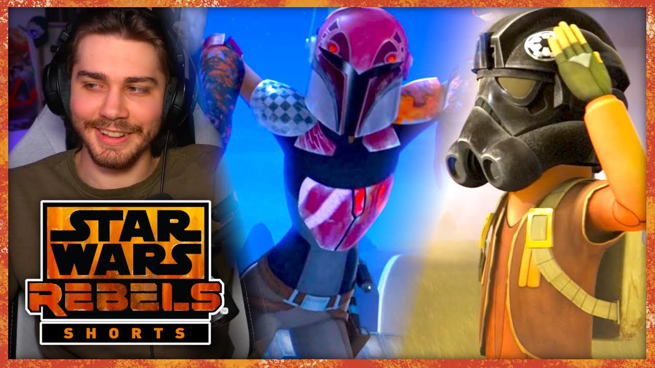 STAR WARS: REBELS SHORTS 1+2+3+4 REACTION!! | First Time Watching - YouTube