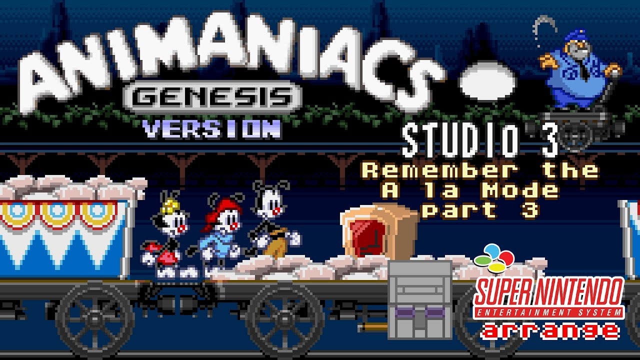 Animaniacs (Sega Genesis) - Studio 3: Remember the À La Mode (part 3 ...