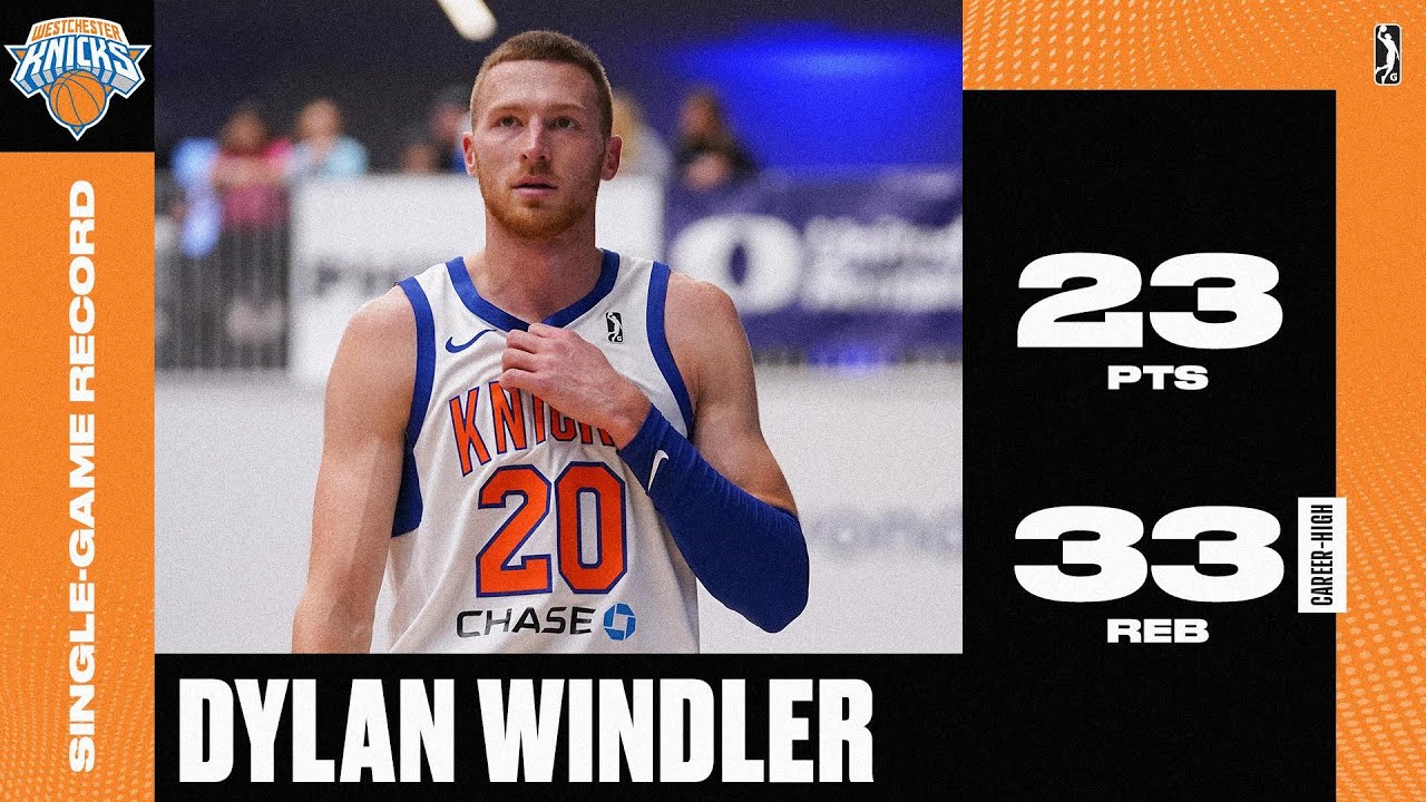 Dylan Windler Sets G League Single-Game Record After Posting 33 REB ...