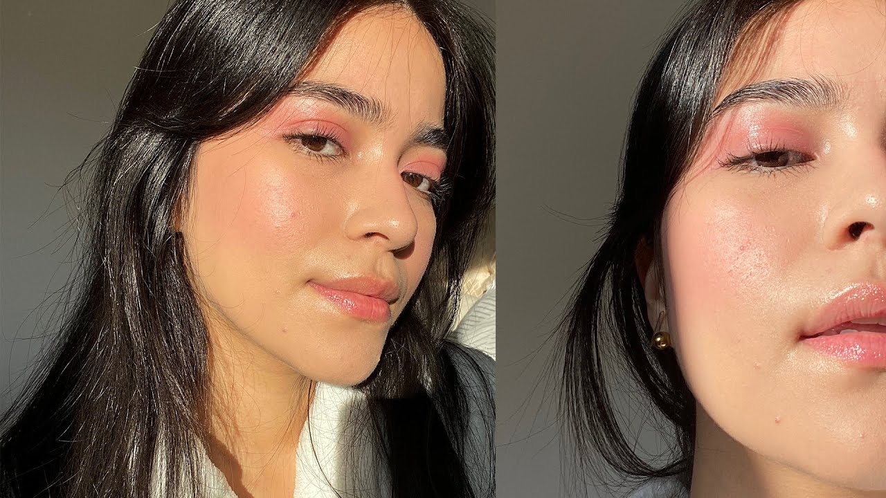 "NO MAKEUP" MAKEUP LOOK | No foundation and lit. the bare minimum ...