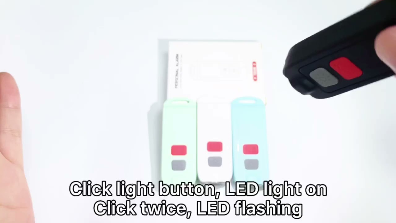 130DB Waterproof USB Charging Personal Alarm - YouTube