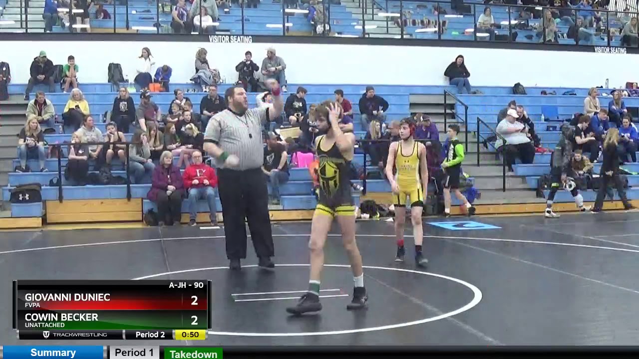 Giovanni Duniec FVPA vs Cowin Becker 2020 Divisional State A JH 90 ...