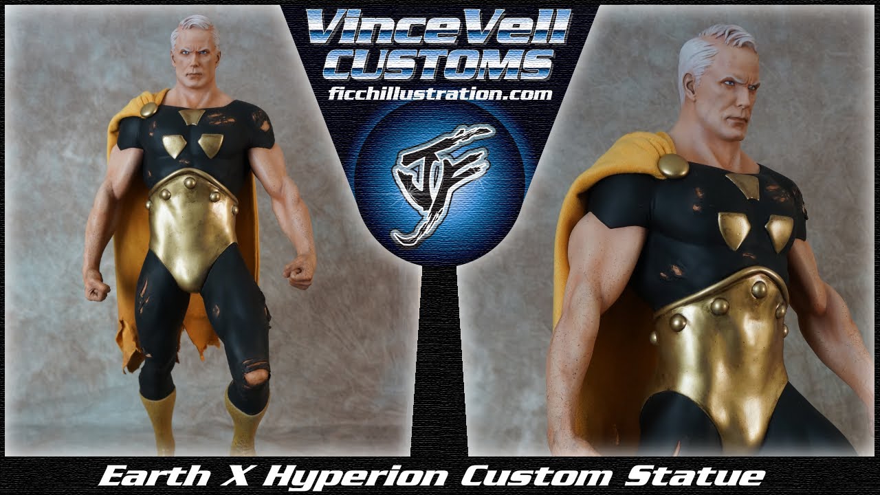 Hyperion Earth X Custom Statue from Sideshow PF Superman - YouTube