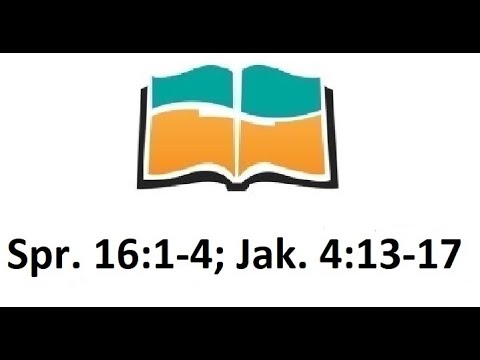Oordenking Spreuke 16:1-4; Jakobus 4:13-17 - YouTube