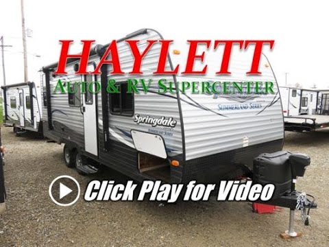 (Sold) HaylettRV - 2017 Summerland 2020QB Rear Living Couple's Travel ...
