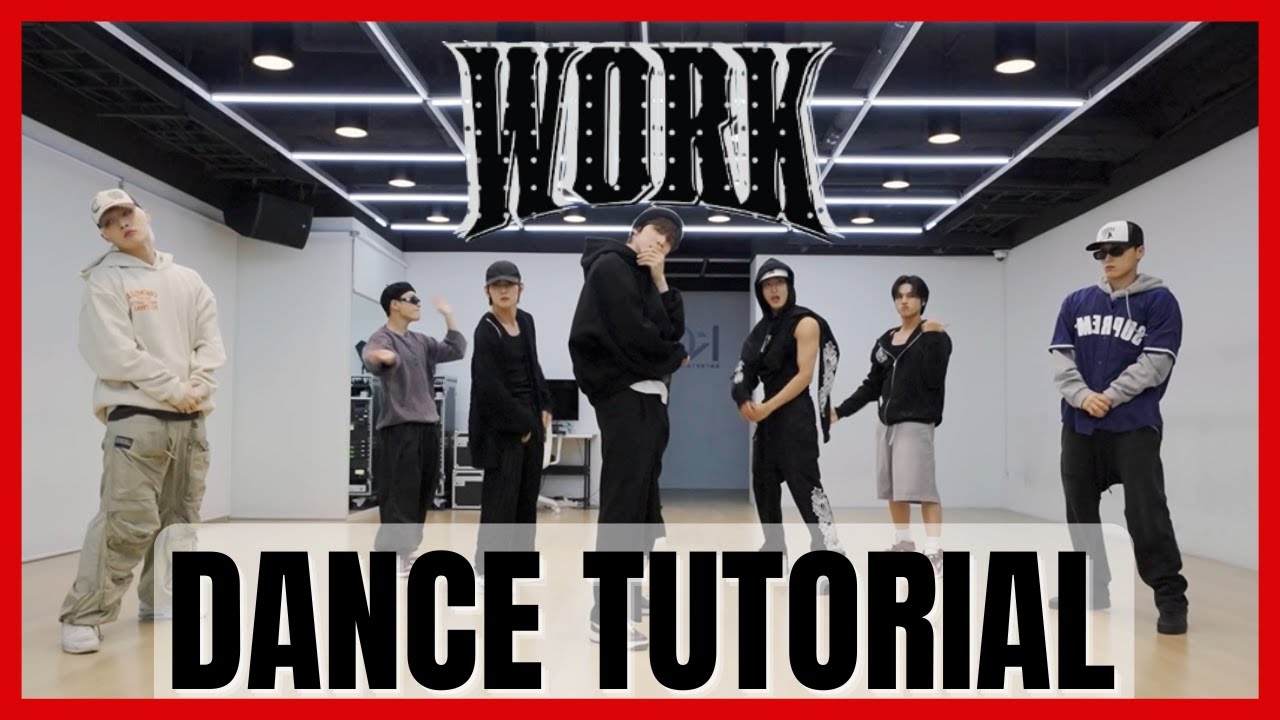 ATEEZ - 'WORK' Dance Practice Mirrored Tutorial (SLOWED) - YouTube