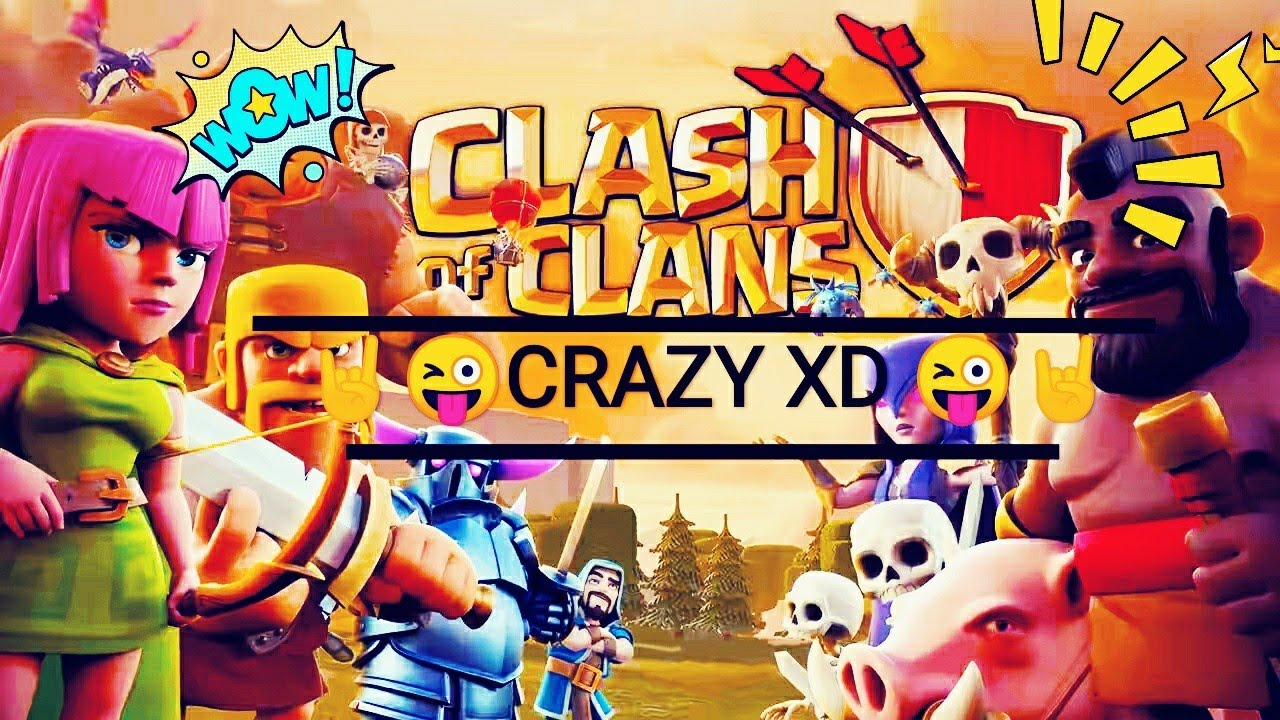 Clash of clans attack | CRAZY GAMER | Gameplay | coc multiplayer attack ...