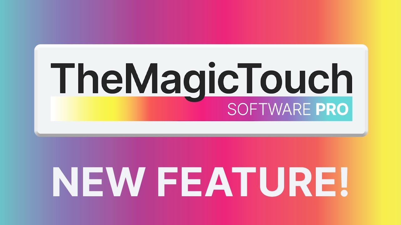 TheMagicTouch SOFTWARE PRO NEW FEATURE: Black Color Removal! #TheMagicTouch - YouTube