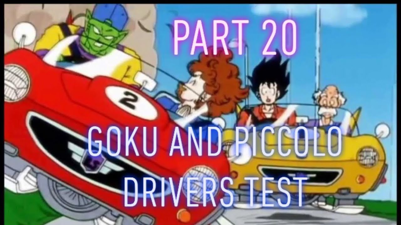 Dragon ball Z Kakarot - Part 20 Goku and piccolo drivers test - YouTube