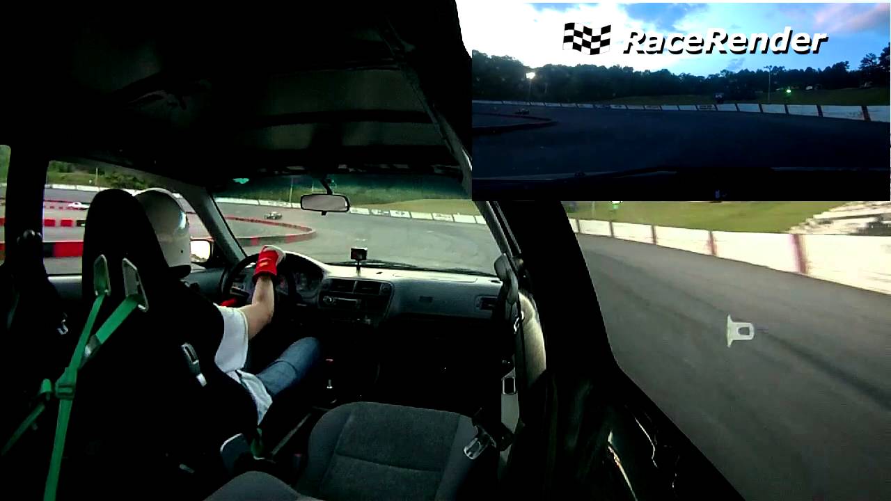 Lanier Motor Speedway Itracks Autocross EK - YouTube