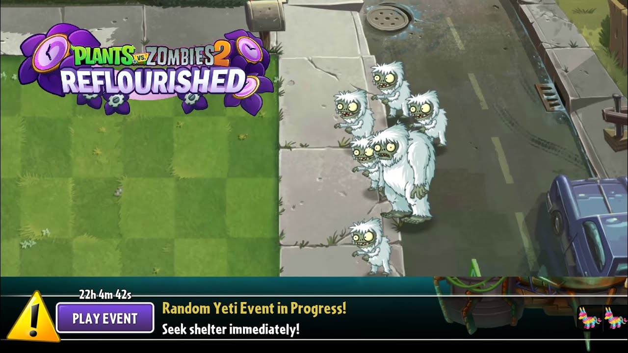 PvZ 2 Reflourished: Random Yeti Event Pinata Party (July 26th 2024 ...