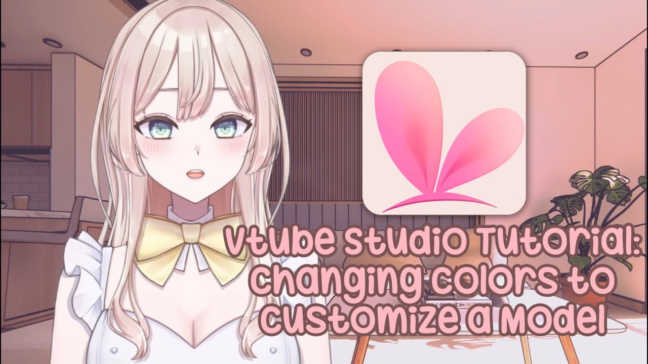 How to Change Colors to Customize Live2d Models in Vtube Studio - YouTube