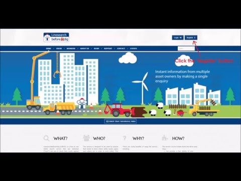 LinesearchbeforeUdig - How to Register - YouTube