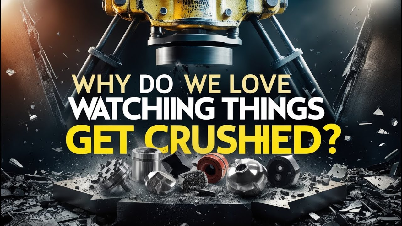 Why Do We Love Watching Things Get Crushed? - YouTube