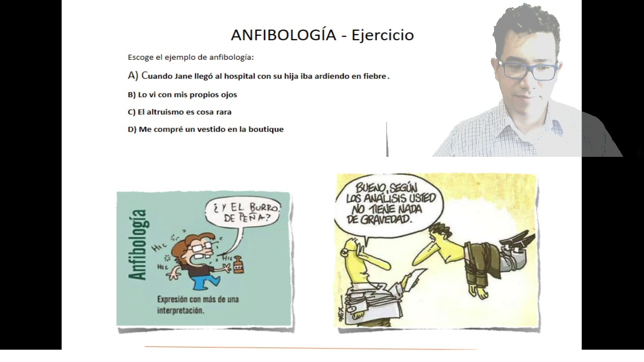 Anfibología ejercicio - YouTube