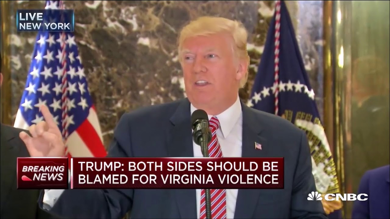 Trump Charlottesville speech - YouTube