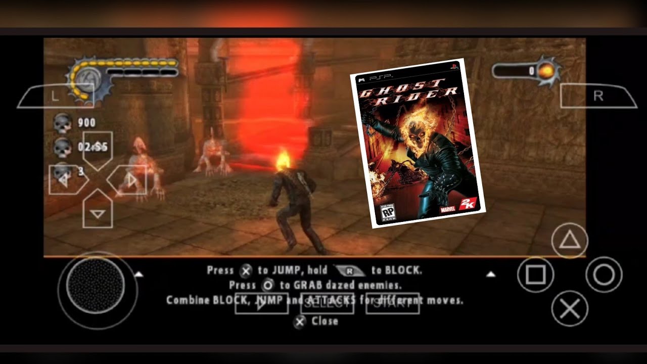 Ghost rider : psp gameplay . recommended game. link in description ...