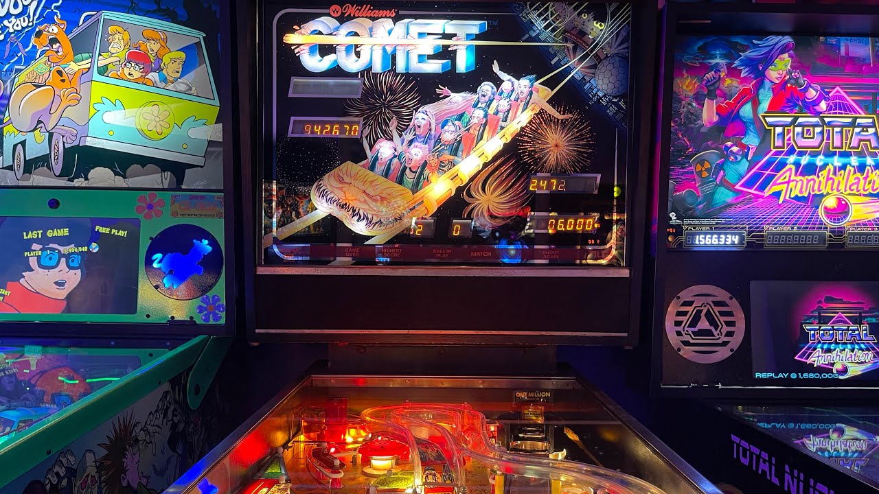 Williams Comet Pinball - YouTube
