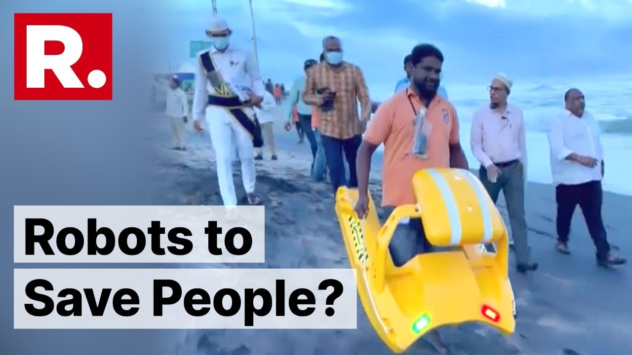 Robots To Be Deployed At Beaches To Save People From Drowning; GVMC To ...