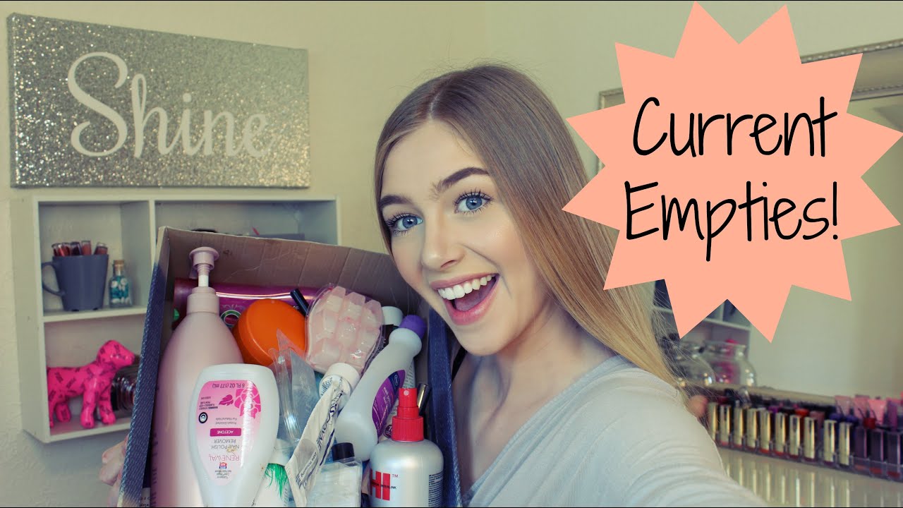 Current Empties | What Will I Repurchase? - YouTube