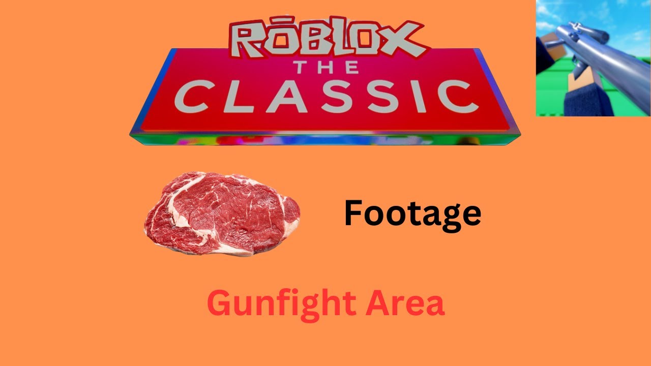 Roblox The Classic Event - Gunfight Arena (Raw Footage) - YouTube