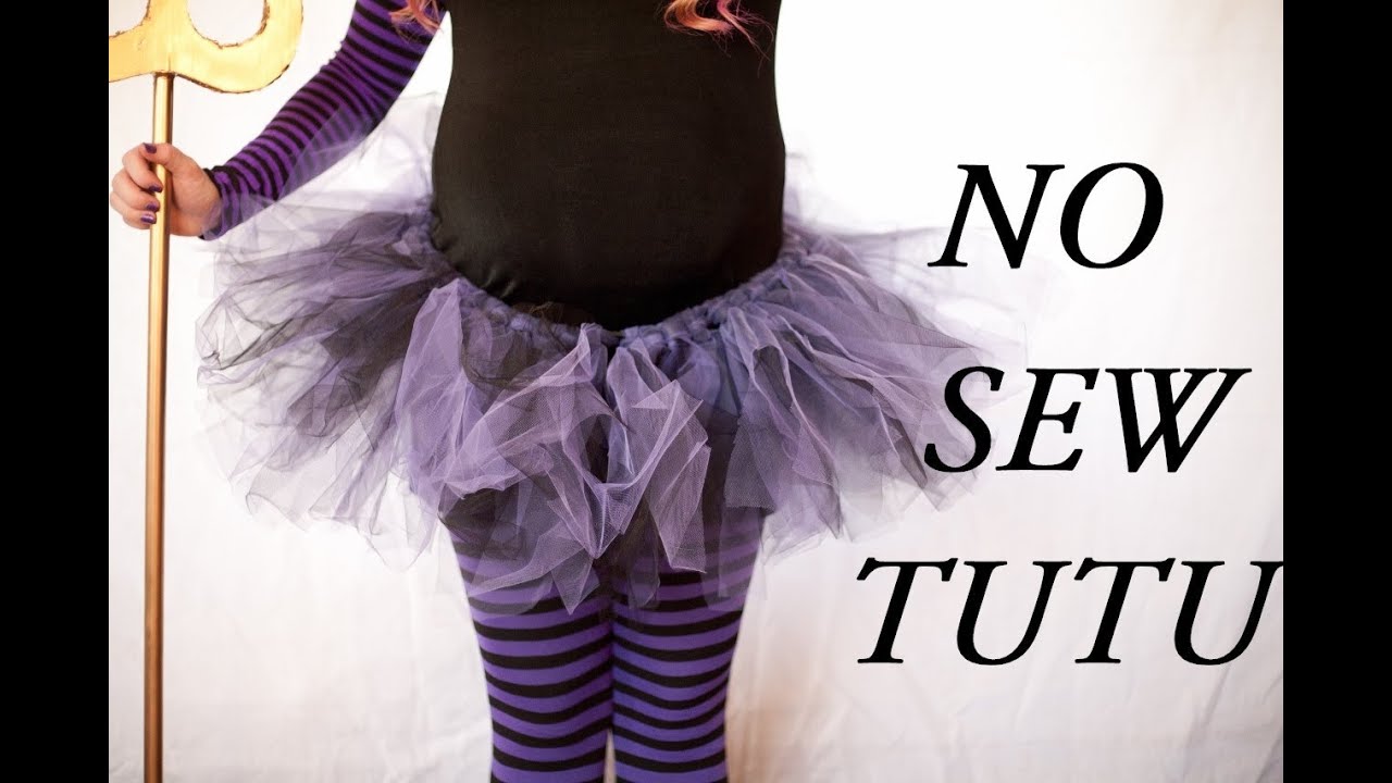 How To Make A No Sew Tutu - YouTube