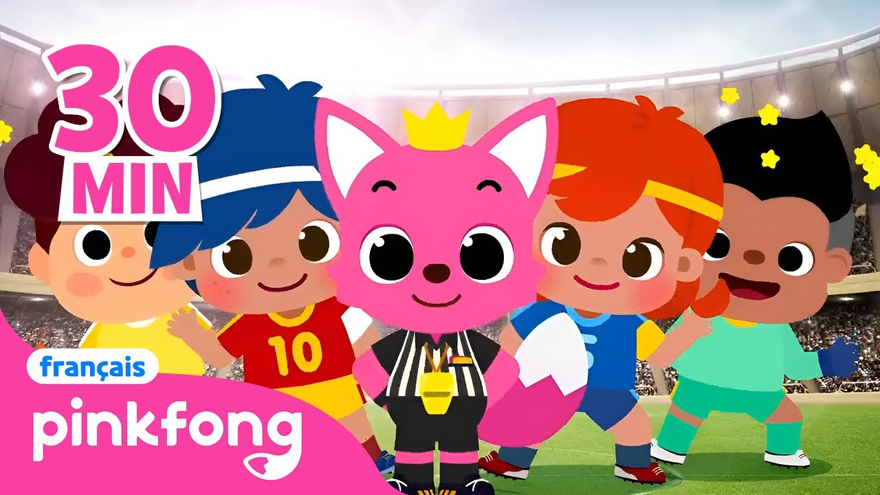 ⚽️Jouons au Foot ensemble aux J.O. | +Comptines | Pinkfong, Bébé Requin ...