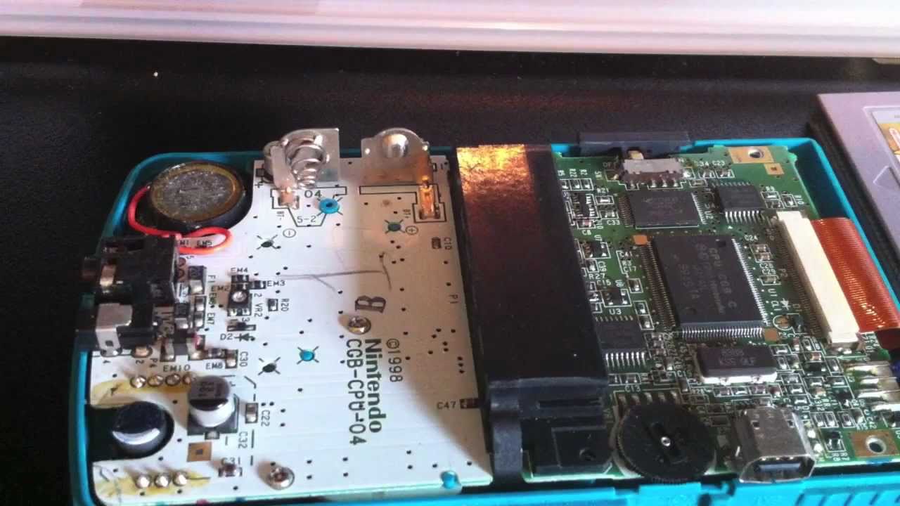 Look Inside GameBoy Color - YouTube