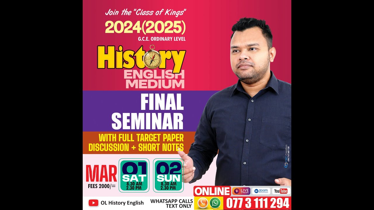2024 (2025 March) OL History Map marking and Final Seminars ...