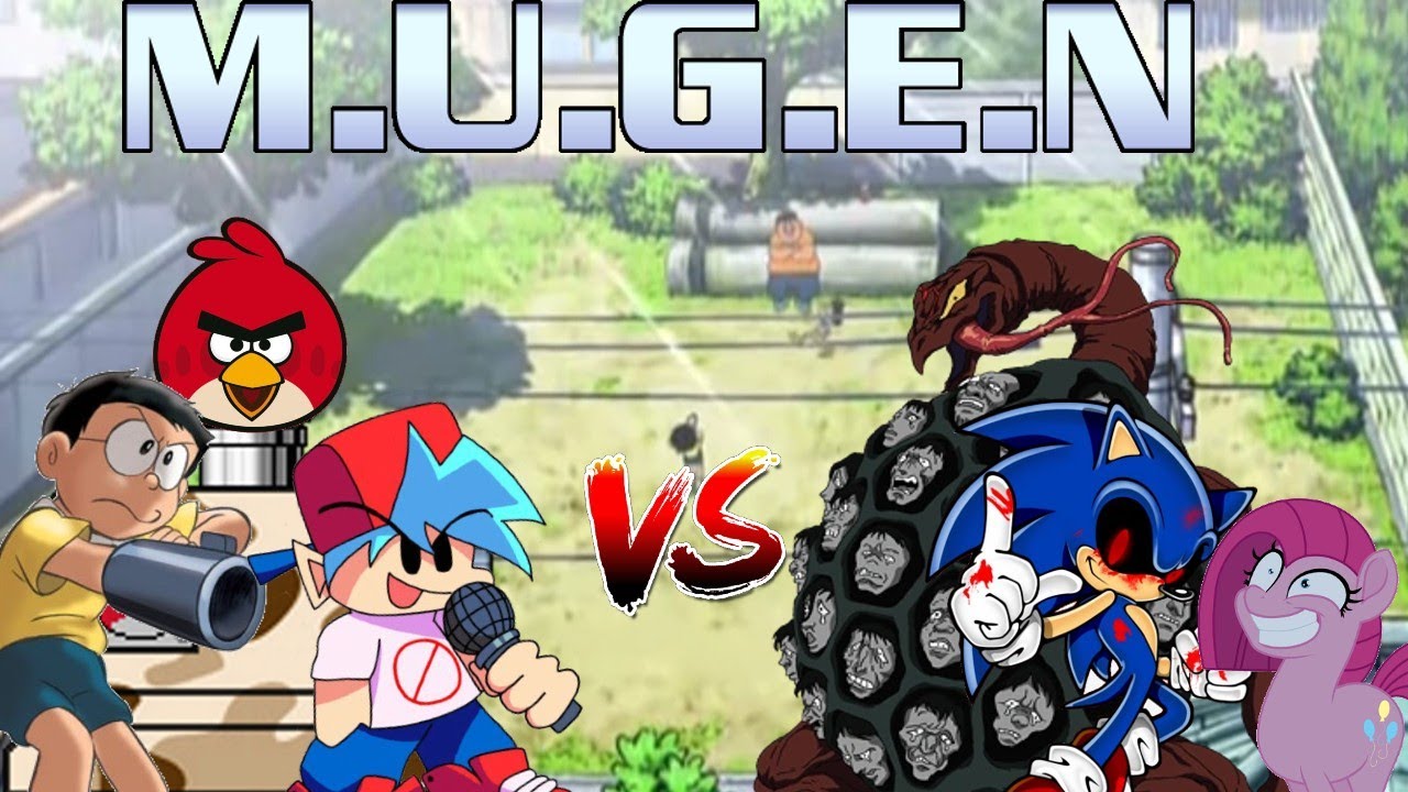 MUGEN Request 9: Boyfriend, Nobita Nobi, Angry Birds Tank vs Jinmen ...