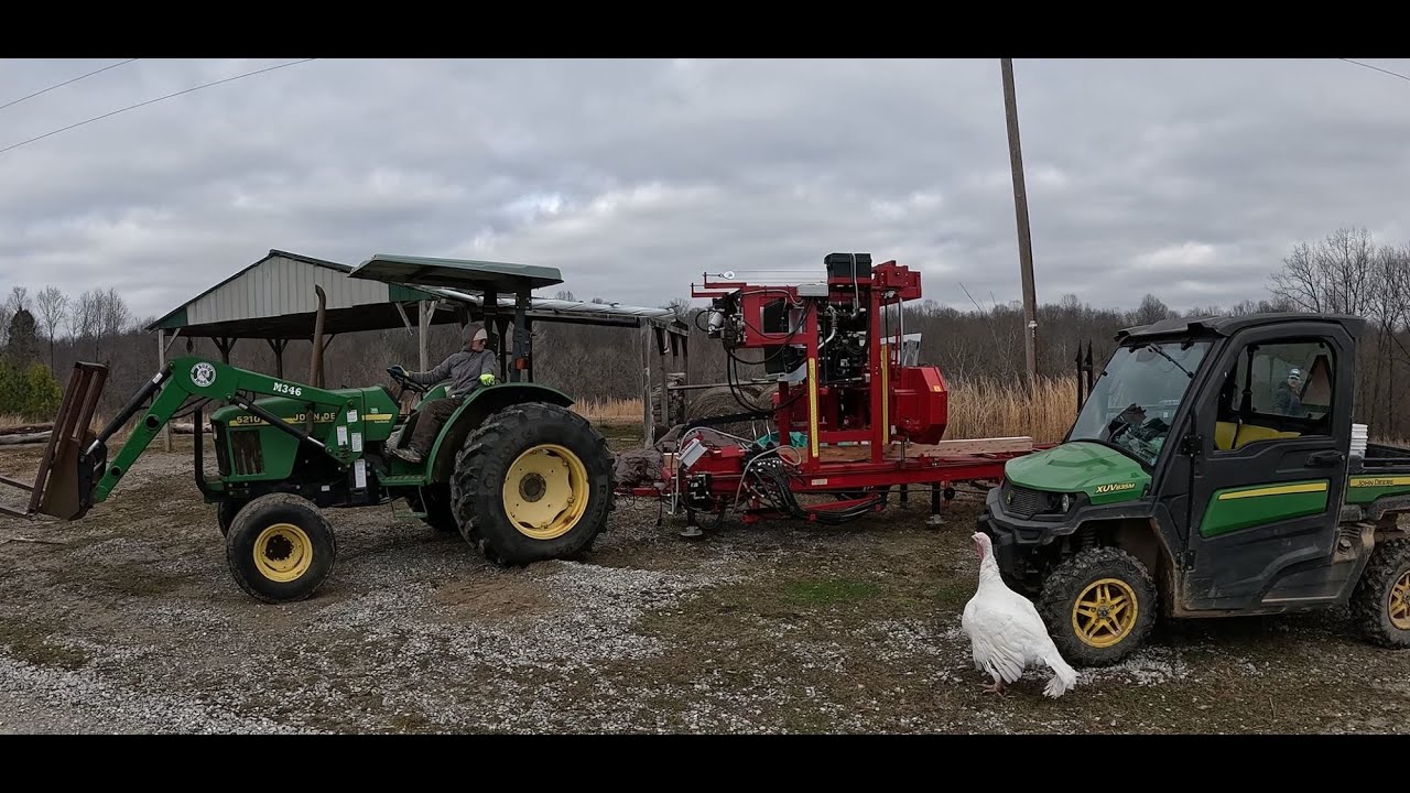 The Long Way Around Setting up Sawmill - YouTube