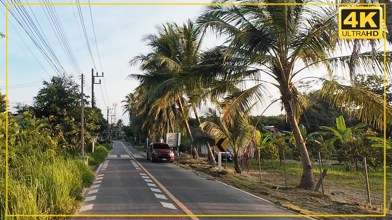 Laem Khat 4K Scenic Ride — Roads of Thailand #004 — Road Trip POV with ...