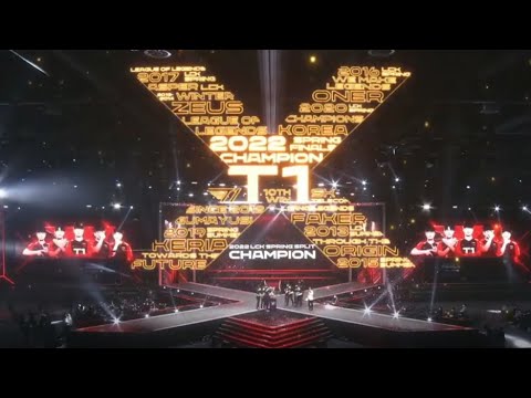 LCK의 10주년, T1의 V10 - YouTube