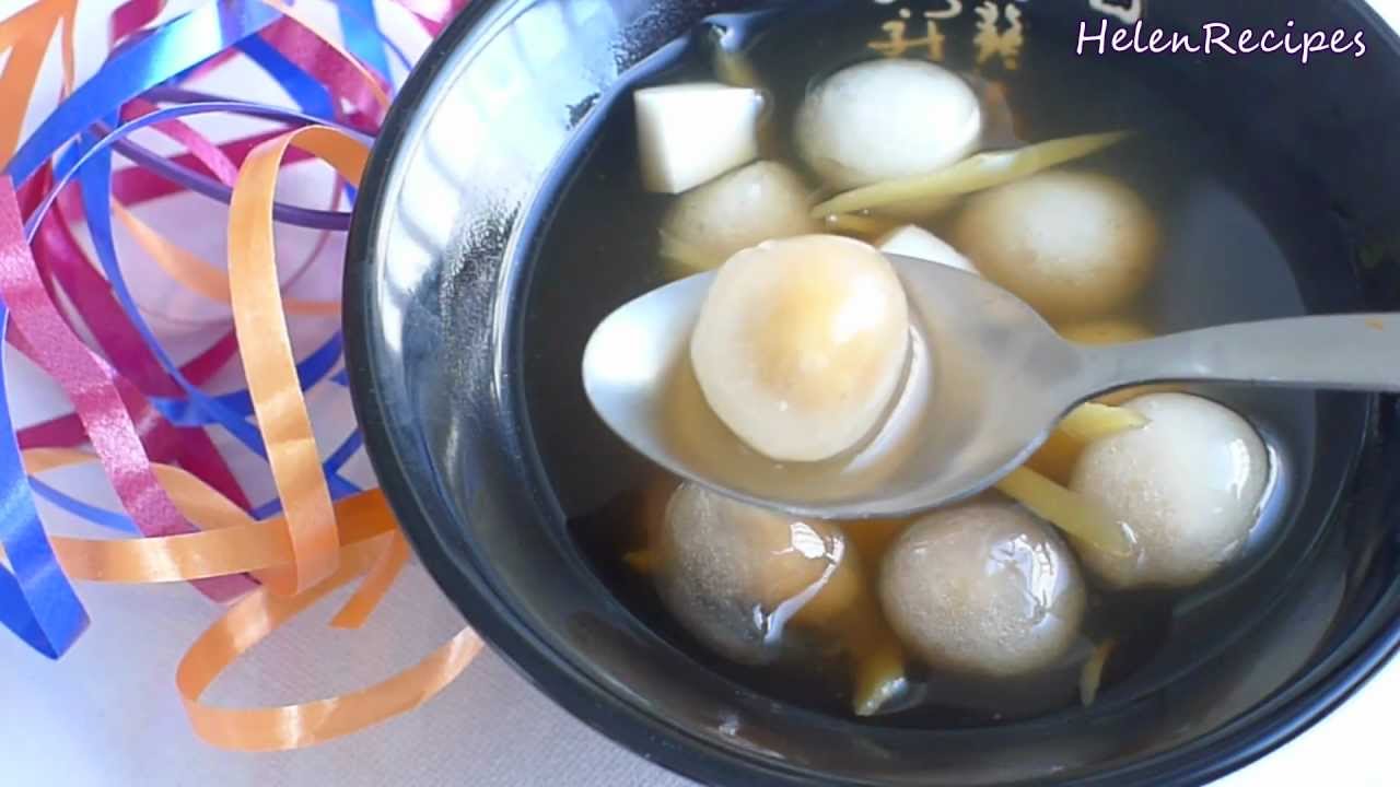 Clear Tapioca Pearls in Ginger Syrup - Che Bot Loc | Helen's Recipes ...