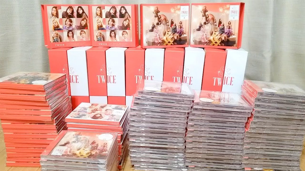 TWICE 2nd Full Album "&TWICE" Unboxing x140 - YouTube