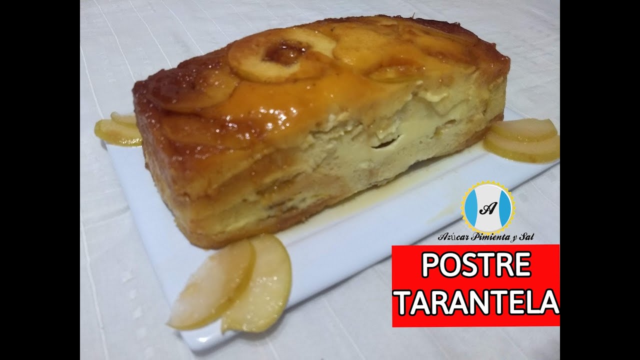 Cómo hacer POSTRE TARANTELA de Manzana| Azúcar Pimienta y Sal - YouTube