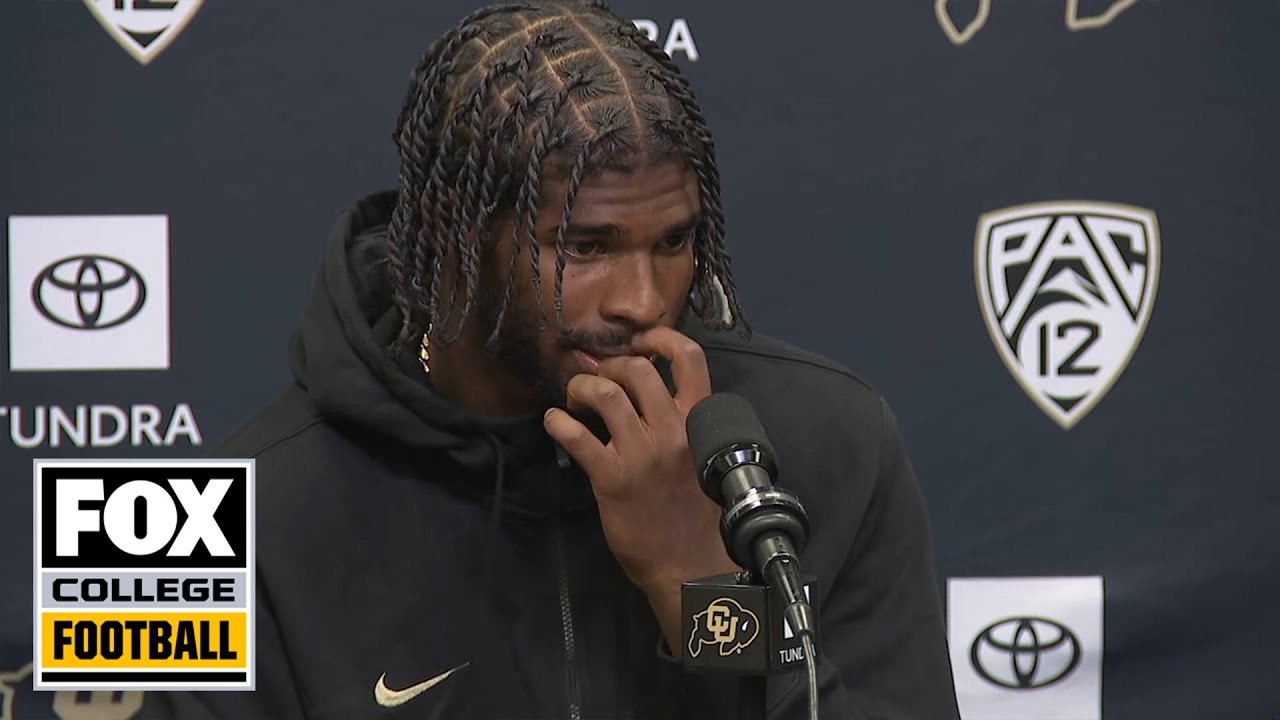 Postgame Interview: Shedeur Sanders on Colorado's second half collapse ...