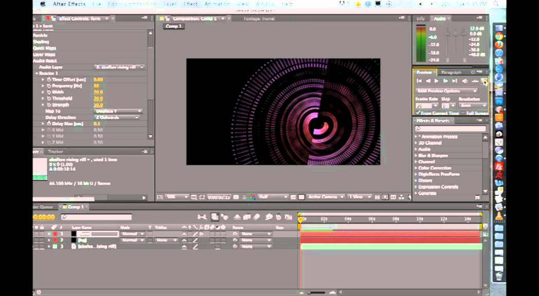 AE Tutorial - Using Audio React in Trapcode Form - Introduction and Advanced Training Series ...